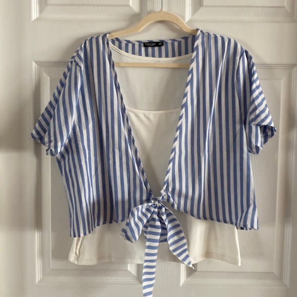 SHEIN | Tops | Darling Top With White Tank 2 Pieces | Poshmark